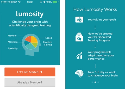 Lumosity：让你的大脑更机智
